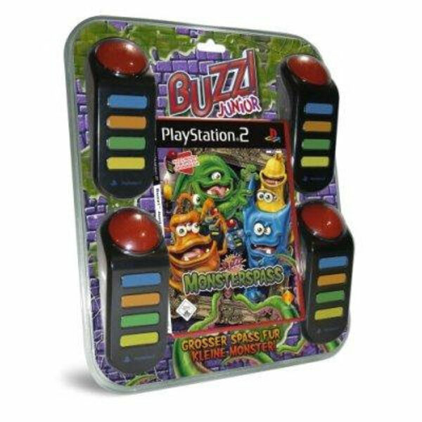 BUZZ! - Junior Monsterspaß + Buzzer | XJUGGLER PS2 Shop